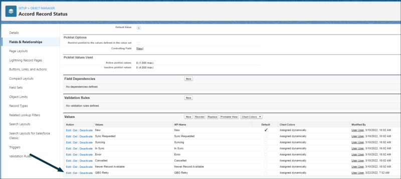 Configure Status Based Retry Flow - Accord Sync