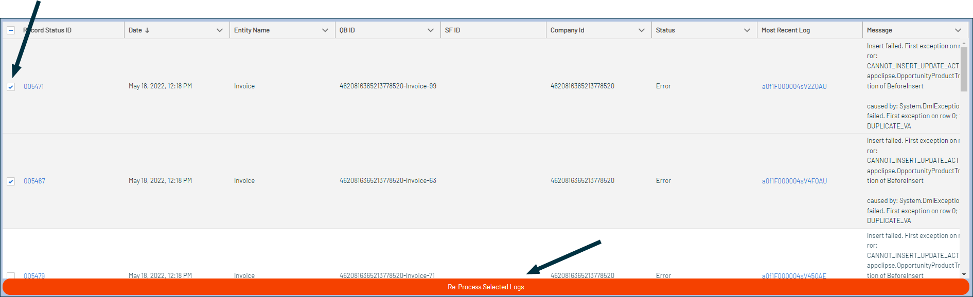 Accord Sync Logs - Accord Sync