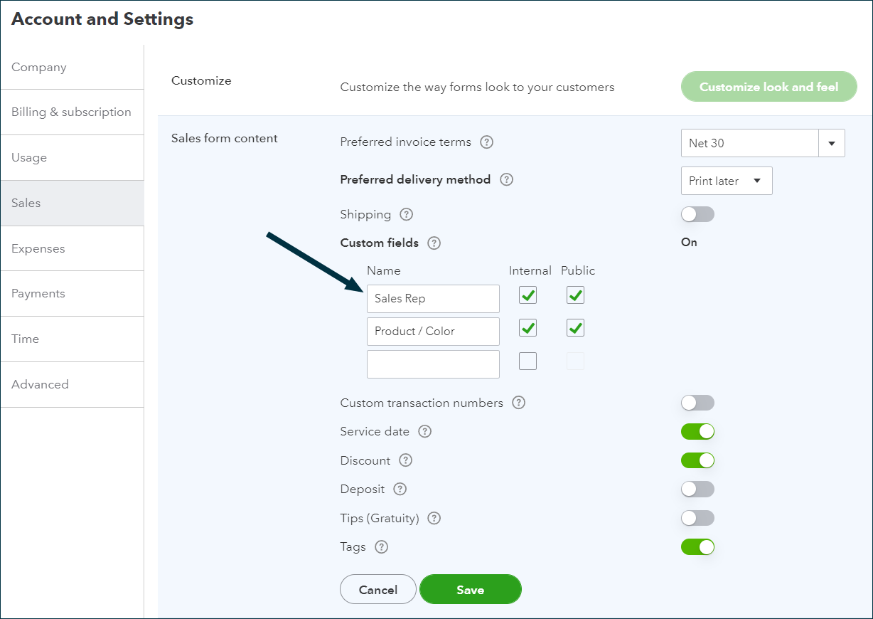 Configure Custom Fields (optional) - Accord Sync